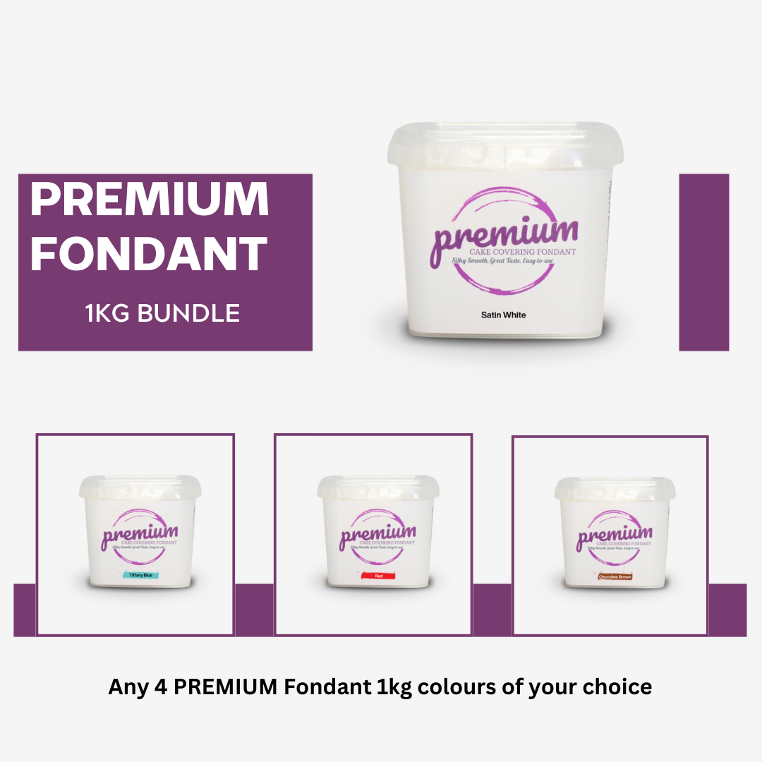 PREMIUM Fondant 1kg Savings Bundle – Sugar and Crafts