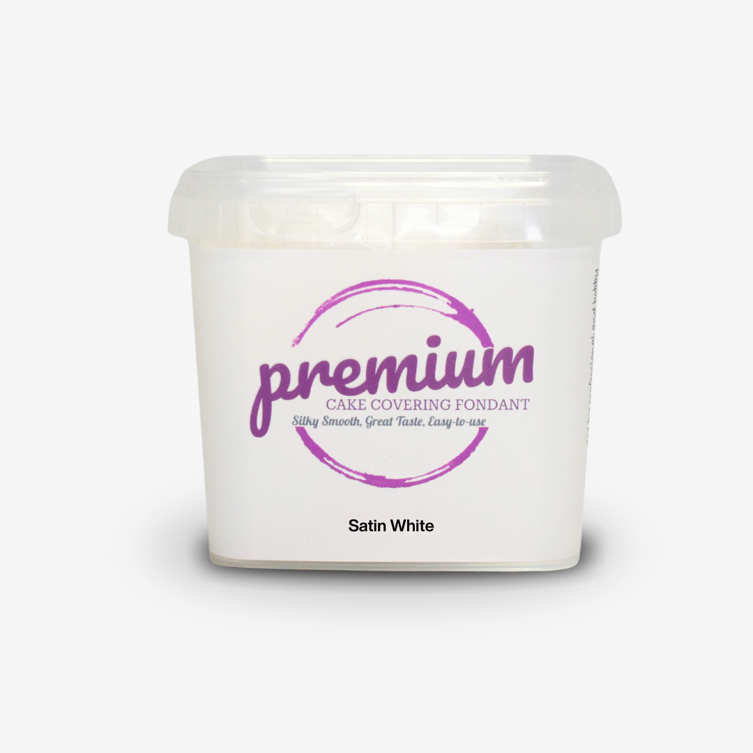 PREMIUM Fondant Satin White 1kg – Sugar and Crafts